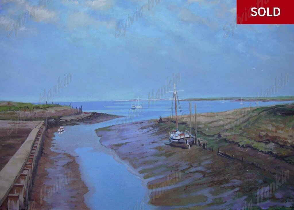 Lower Halstow - Sylvia Hankin - Artist on the Waterways